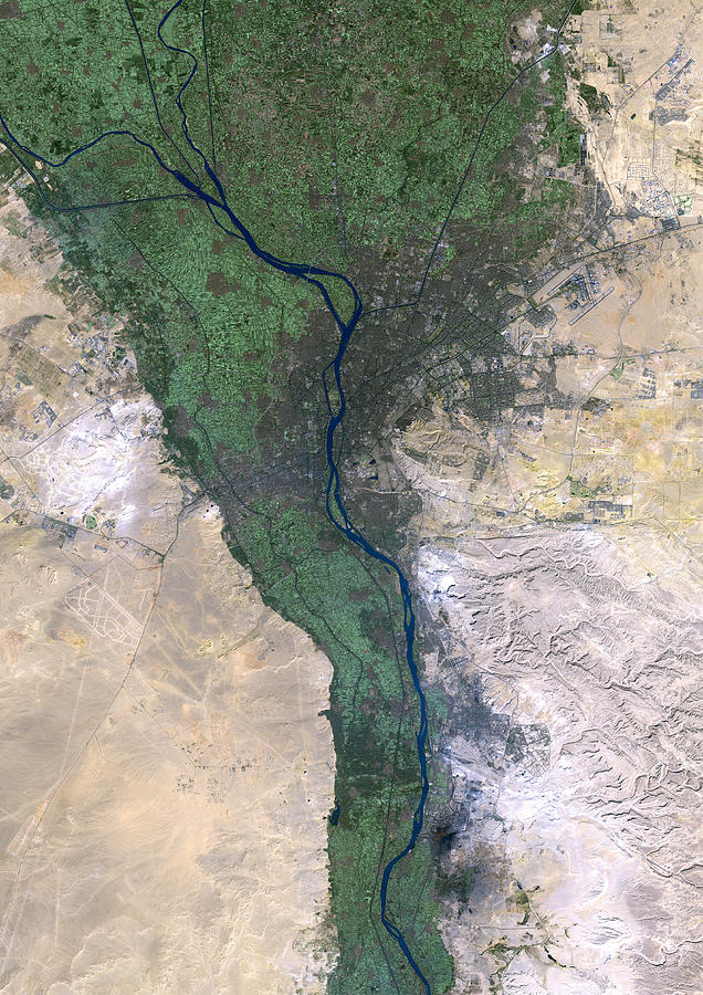 Cairo, Satellite Image by Science Photo Library