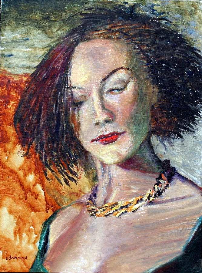 Caitlen Painting by Stephen Dobson - Fine Art America