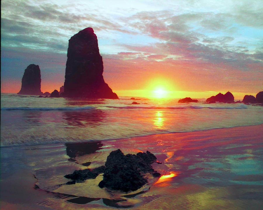 Cannon Beach Oregon Photograph By Forrest Ray Fine Art America