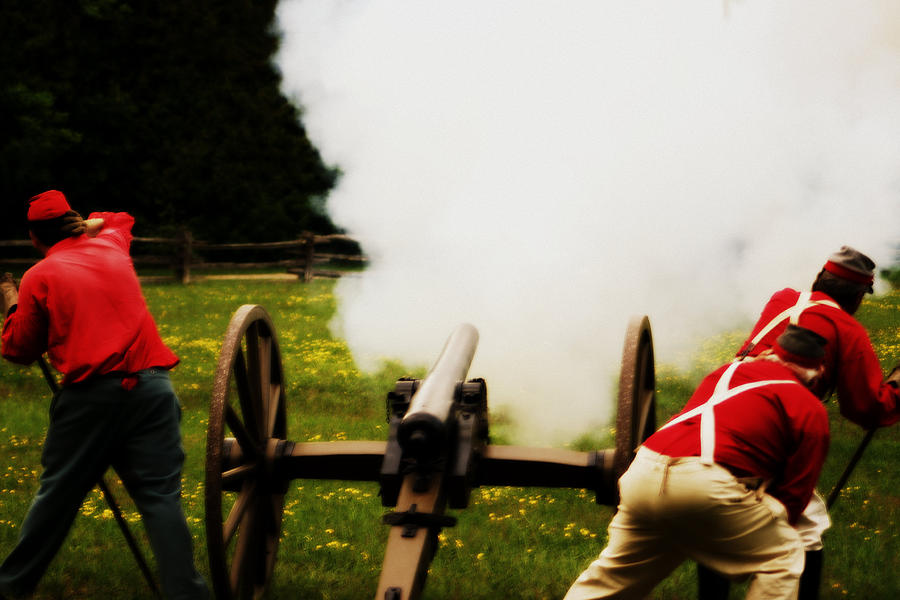 Cannon Fire Photograph by Jonathan Bateman