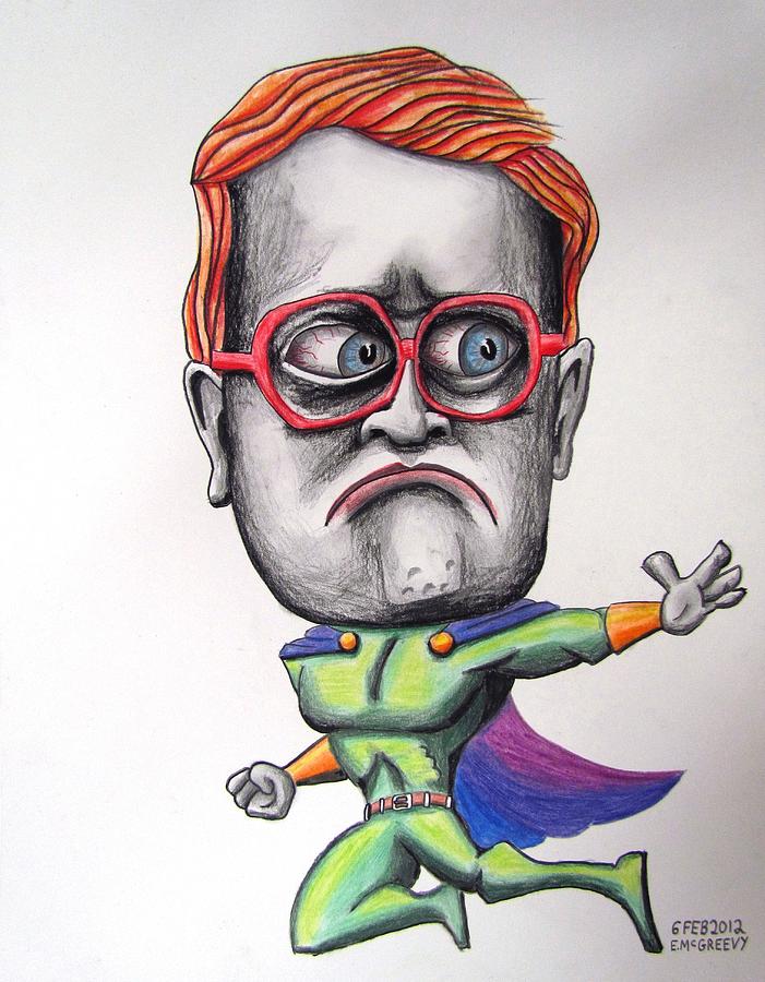 Captain Eppy Epperman Drawing by Eric McGreevy - Pixels