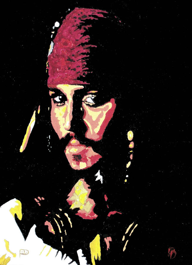 Captain Jack Painting by Davo - Fine Art America