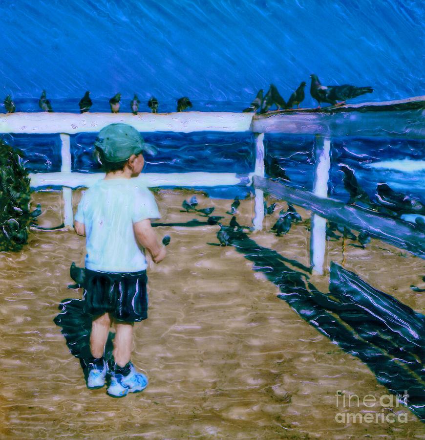 Captivated Boy Photograph by David Hebble - Fine Art America