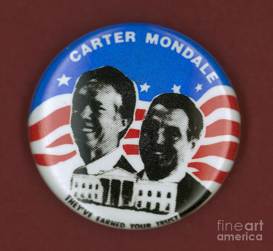 Carter Campaign Button Photograph by Granger | Pixels