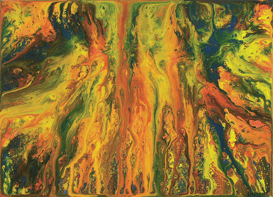 Cascade Painting by Luis Remesar - Fine Art America