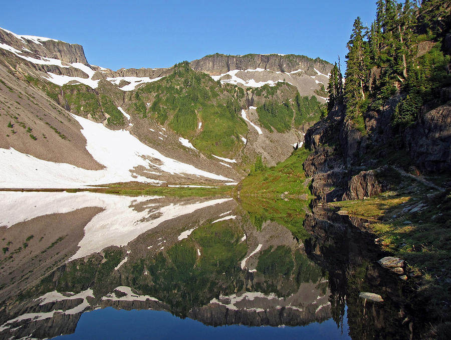 Cascade Reflection Photograph by Corey Bigler - Pixels