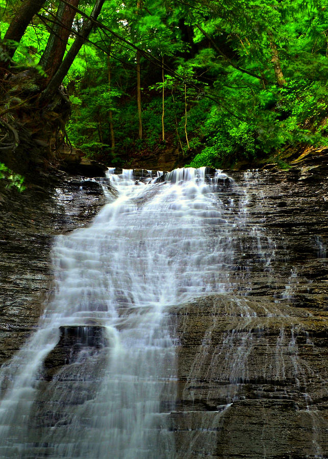Cascading Falls Photograph by Frozen in Time Fine Art Photography ...