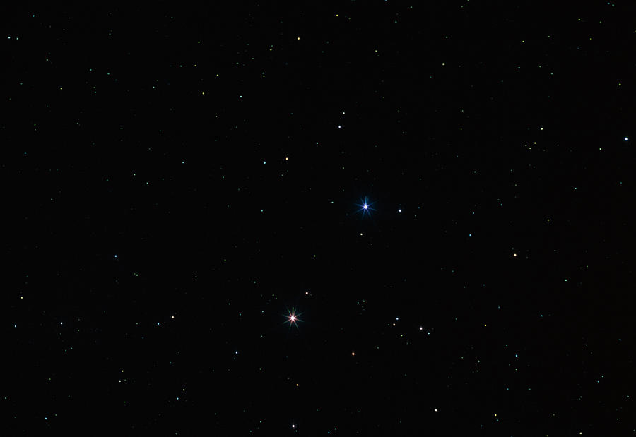 Castor And Pollux In The Constellation Of Gemini Photograph by John Sanford - Pixels