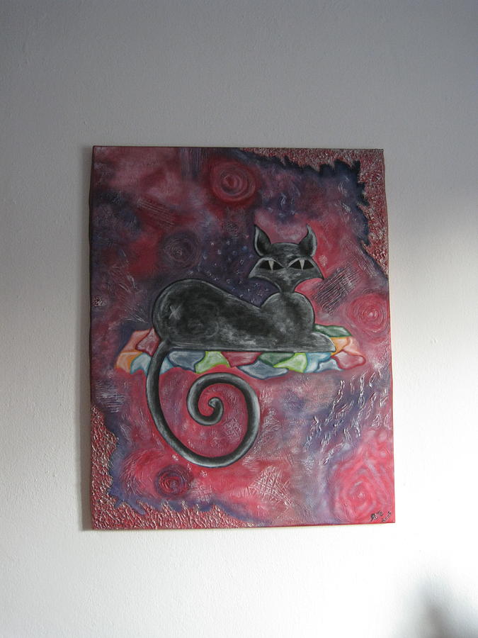 Cat Painting by Rute Avelino - Fine Art America