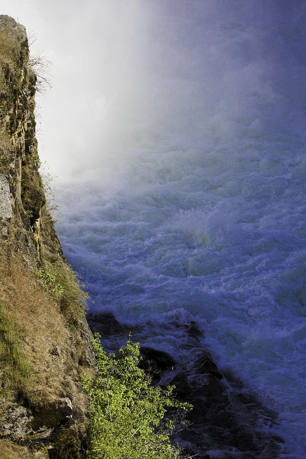Catching Spray from post Falls Dam Photograph by Grover Woessner - Fine ...