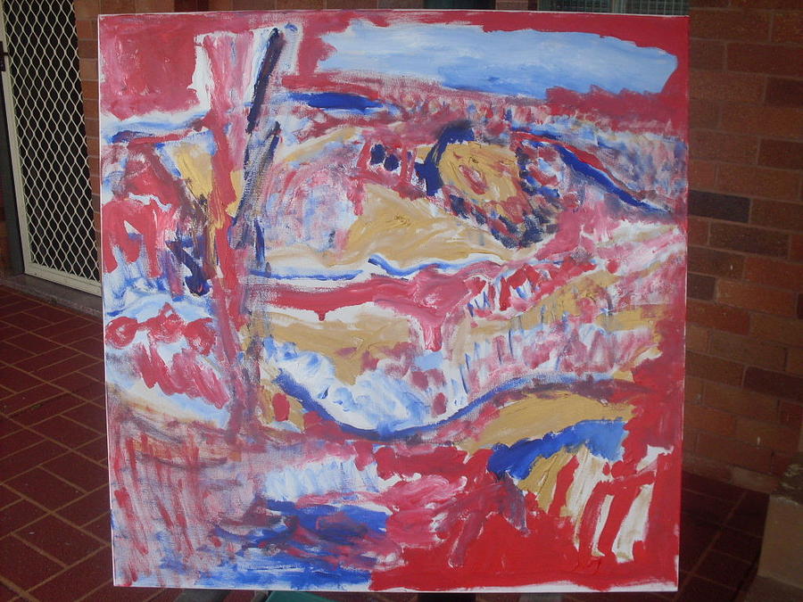Catchment One Painting by Damien Mcdonell | Fine Art America