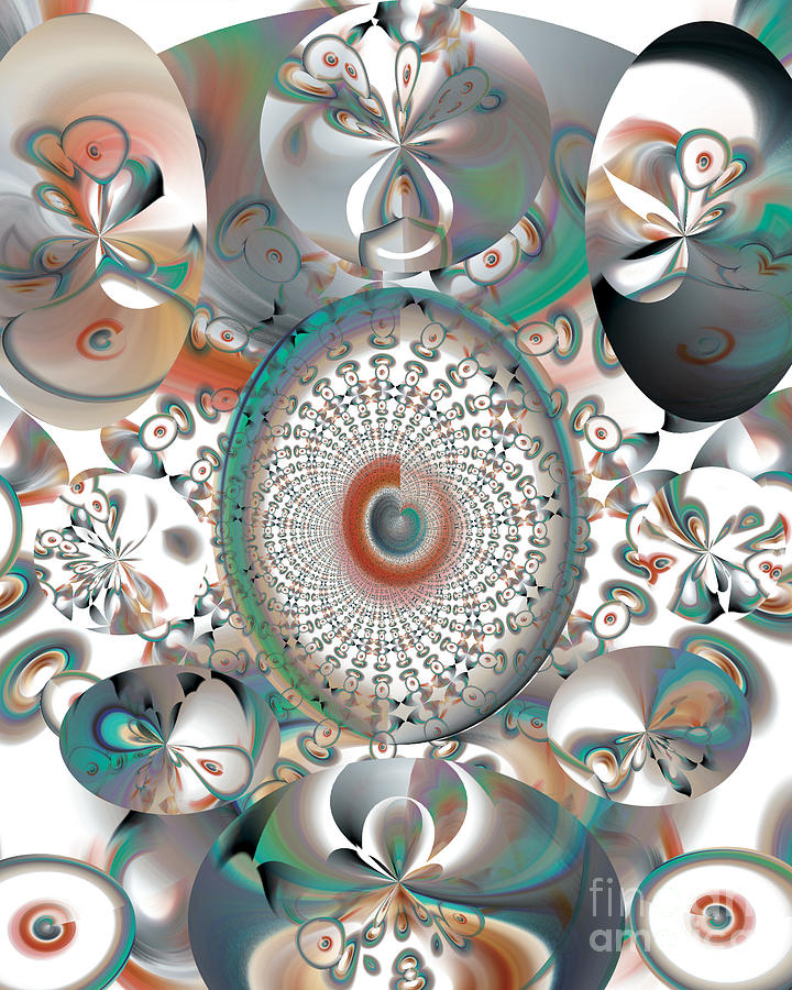 Cell Structure Digital Art by Jane Whyte