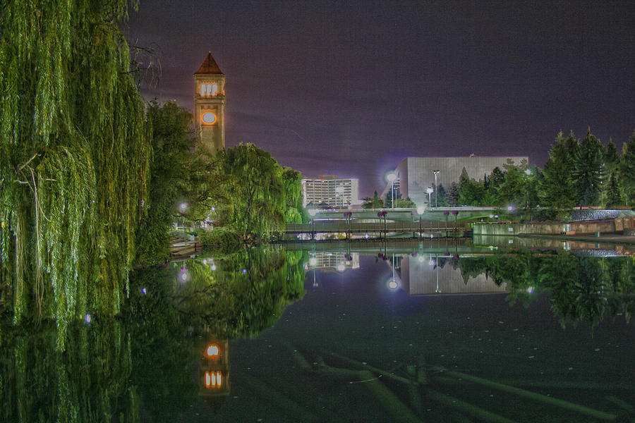 ClockTower INB river reflection Photograph by Dan Quam - Fine Art America