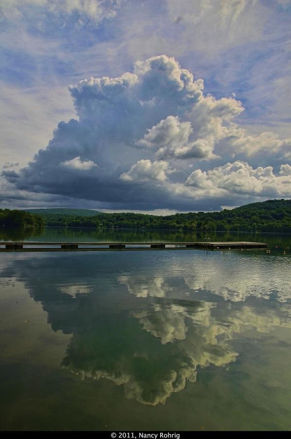 Cloud Reflection Photograph by Nancy Rohrig - Fine Art America