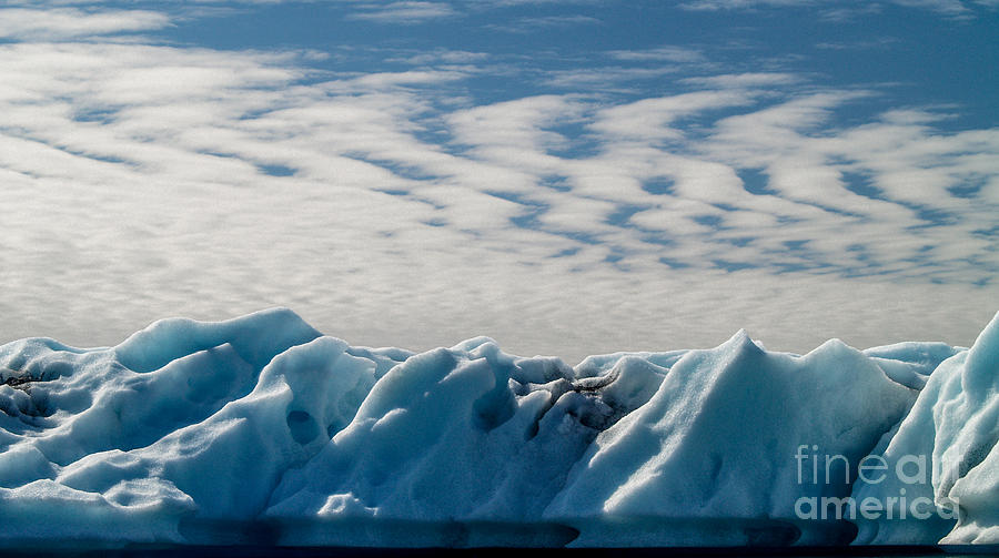Cloudy Ice Photograph by Michael Canning - Fine Art America