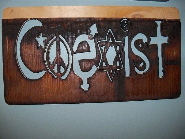 Coexist Sculpture by Keith Cichlar | Fine Art America