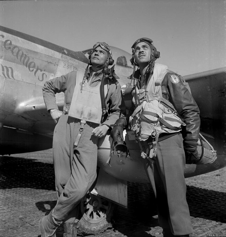 Colonel Benjamin O. Davis, And Edward Photograph by Everett - Pixels