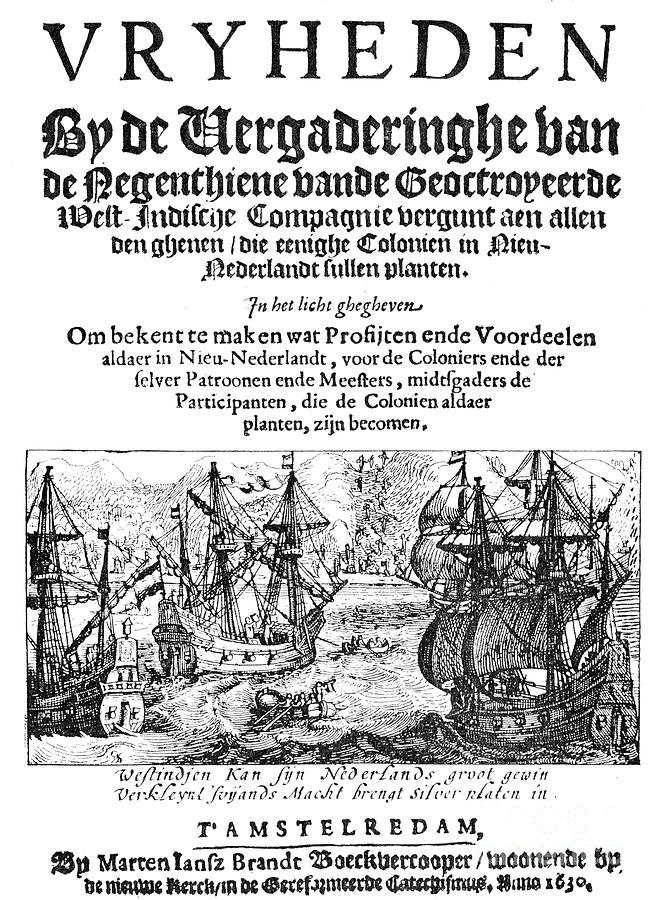 Colonial Documents, 1630 Photograph by Granger