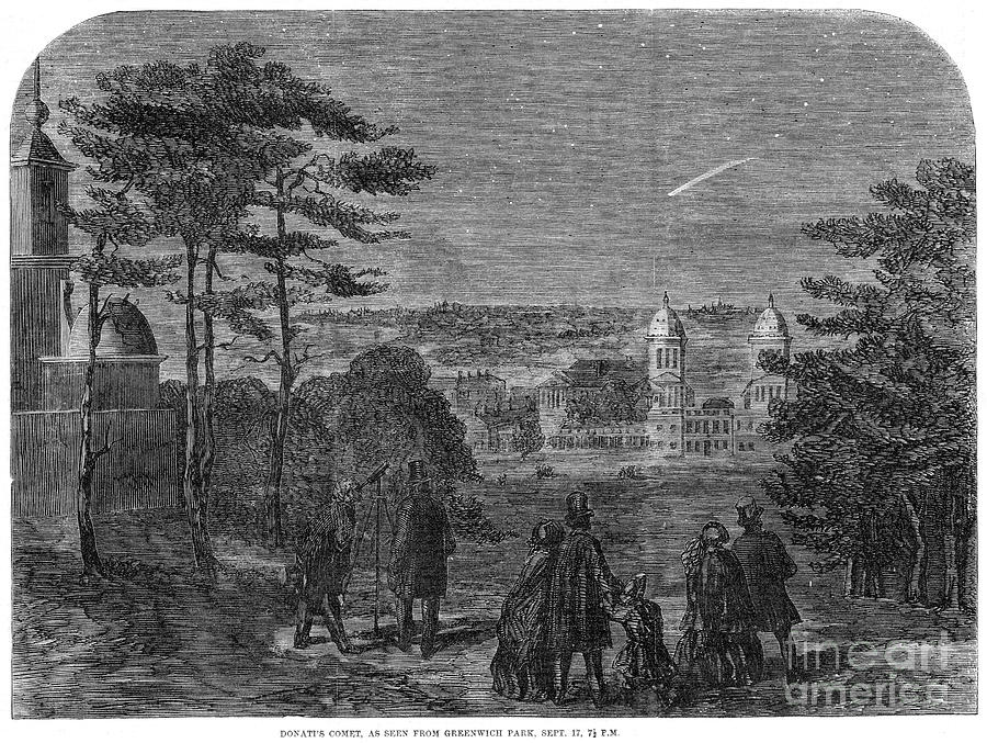 Comet, 1858 Photograph by Granger - Pixels