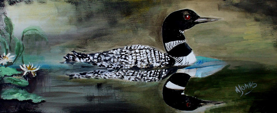 Common Loon Painting by Amalia Jonas - Fine Art America