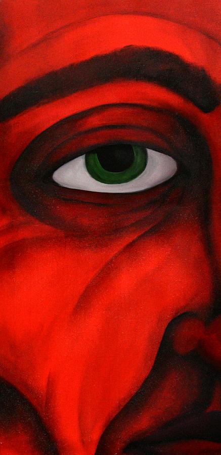 Complementary Red Man Painting by Kevin Ball - Fine Art America
