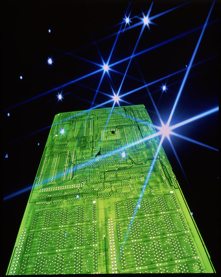 Computer Circuit Board by Science Photo Library