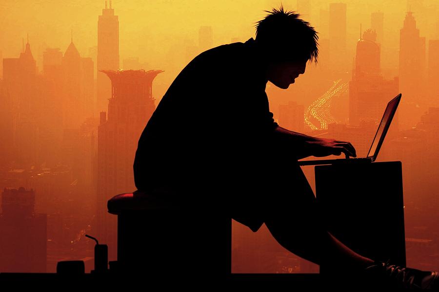 Computer Hacker, Artwork Photograph by Smetek - Fine Art America