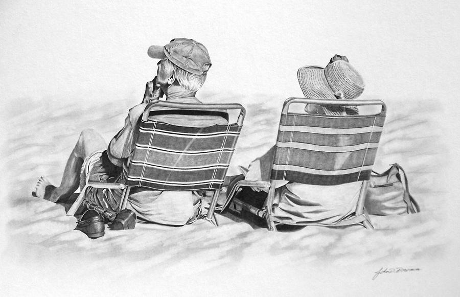 Contemplation Drawing by John Bowman - Fine Art America