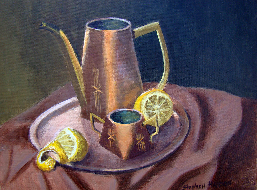 Copper Assembly Painting by Stephen Hanson - Fine Art America