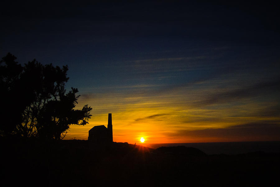 Cornish sunset Photograph by Jane Haslam | Fine Art America