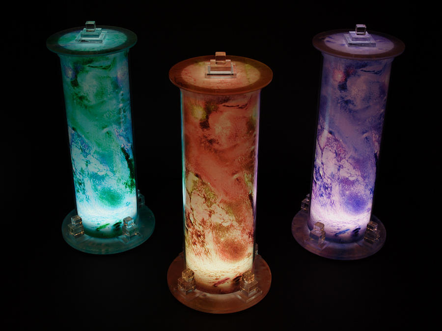 Cosmic Light Tubes 2 Digital Art by Colleen Cannon - Fine Art America