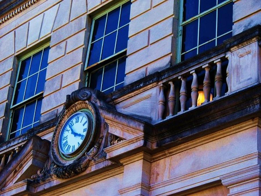 Courthouse Clock Photograph by Beverly Hammond - Fine Art America
