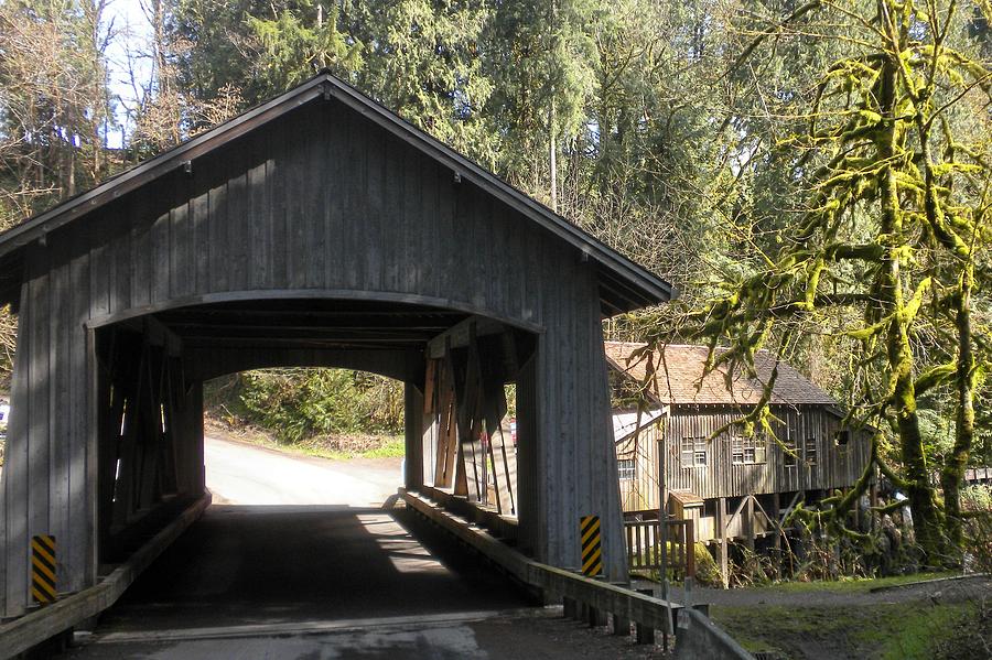 Covered Bridge Pyrography by Garry Kaylor - Fine Art America