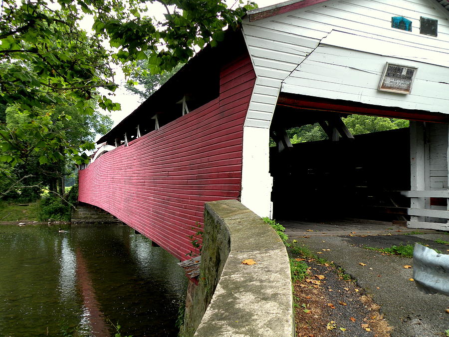 Covered Bridge Pyrography by Penny Johnson - Fine Art America