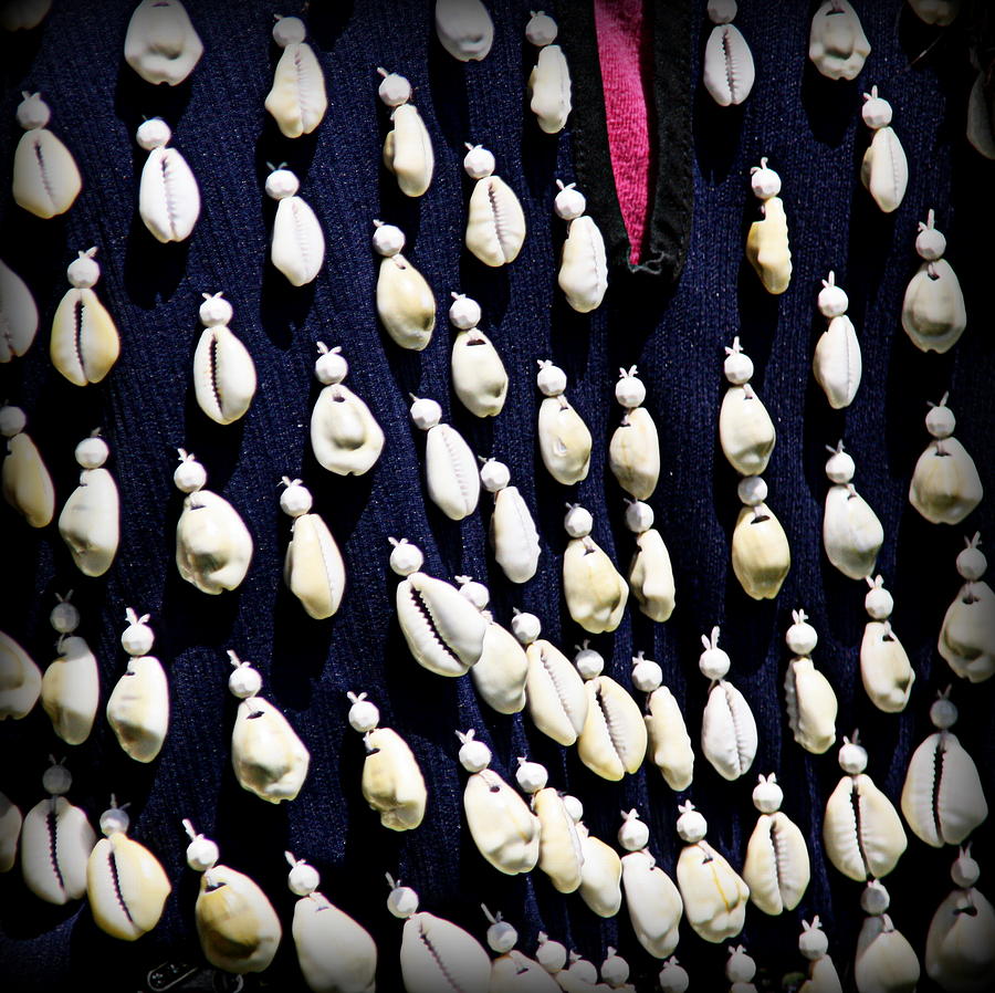 Cowrie Shell Decorated Dress Photograph by Tam Graff - Fine Art America
