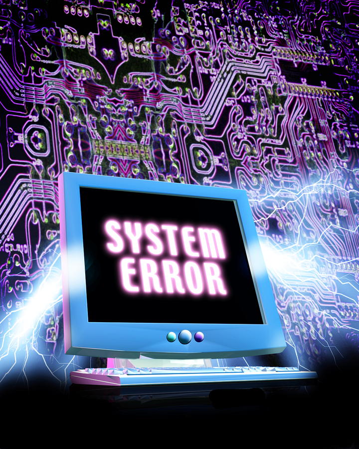 Crashed Computer Photograph by Victor Habbick Visions - Fine Art America