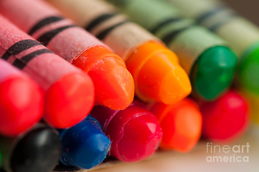 Crayons 2 Photograph by Gary Chapple - Fine Art America