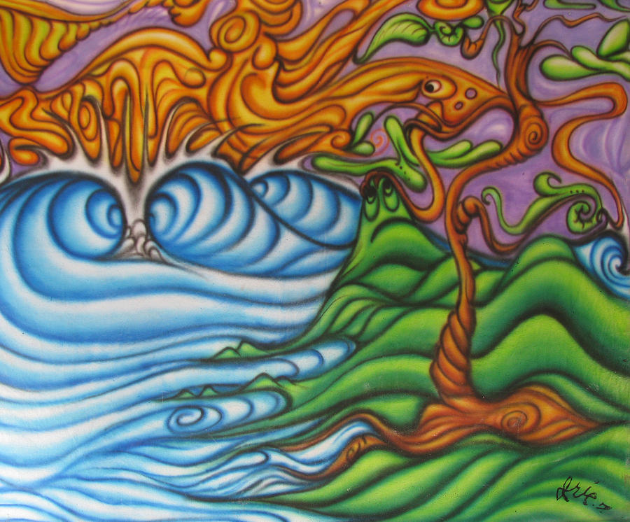 Crazy Tree Painting by Irie Art - Fine Art America