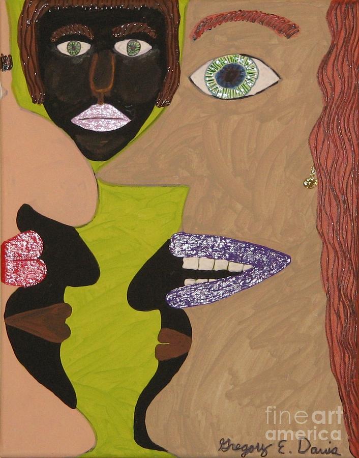 Crowd Painting by Gregory Davis - Fine Art America