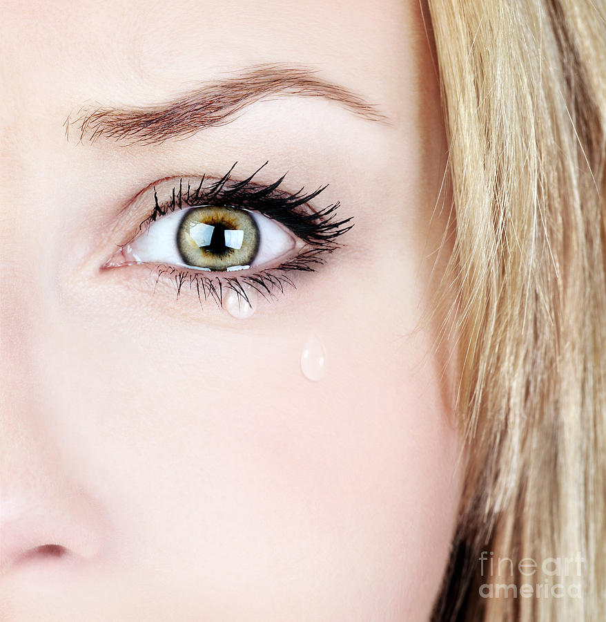 Crying woman Photograph by Anna Om - Pixels