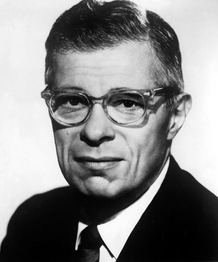 Daniel Schorr Photograph by Everett