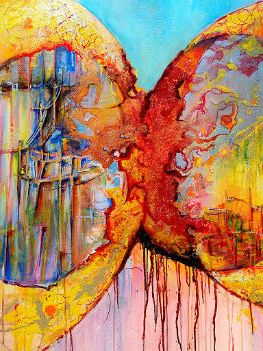 Dead Words Painting by Janetta Deppa - Fine Art America