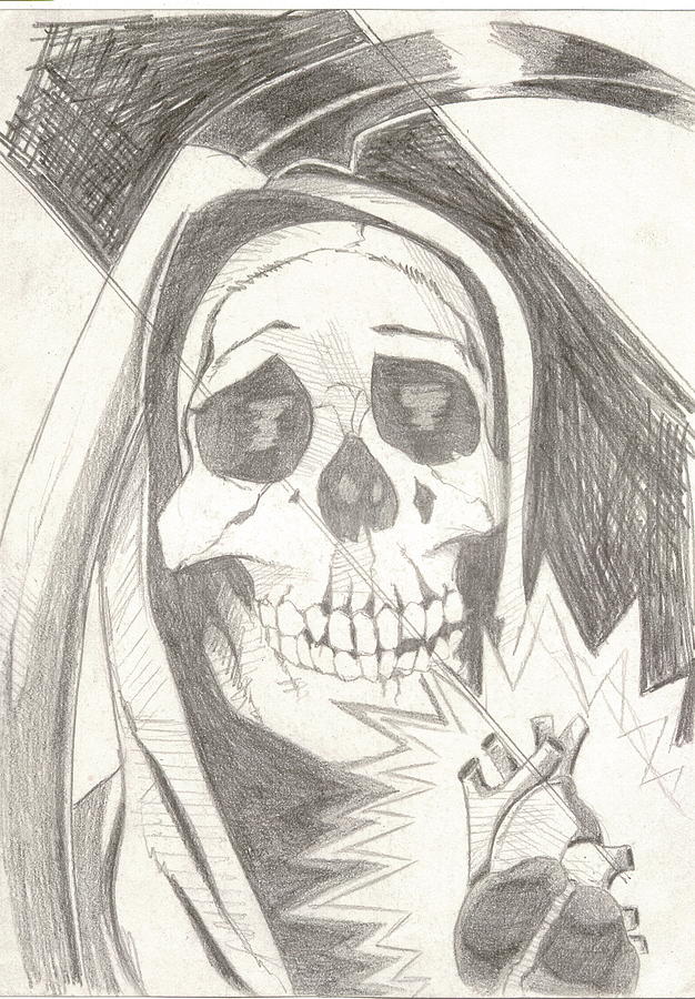 Death Alive Drawing by Anthony Johnson - Pixels