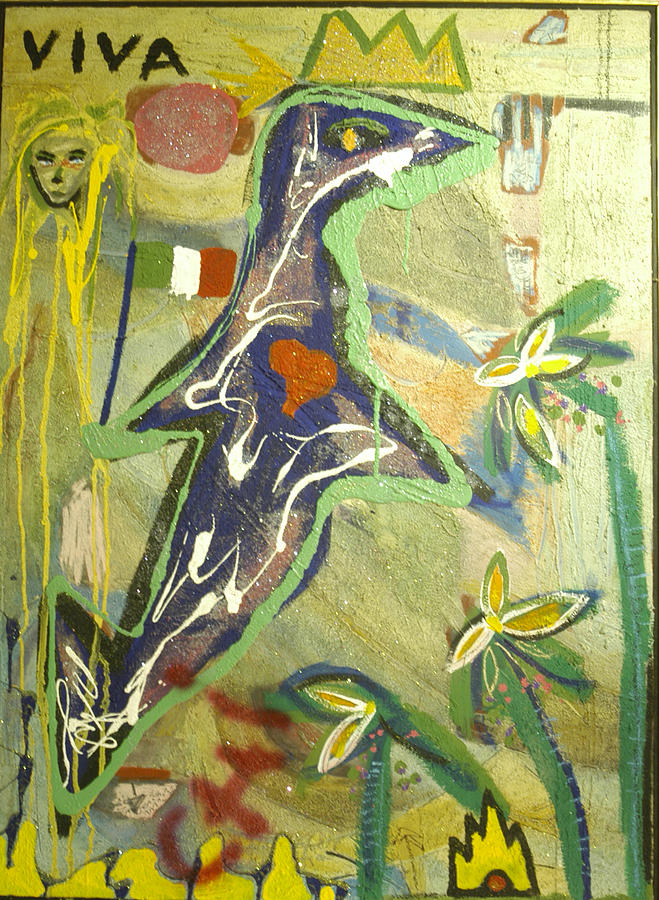 Delfin Painting by Chi Kaplan - Fine Art America
