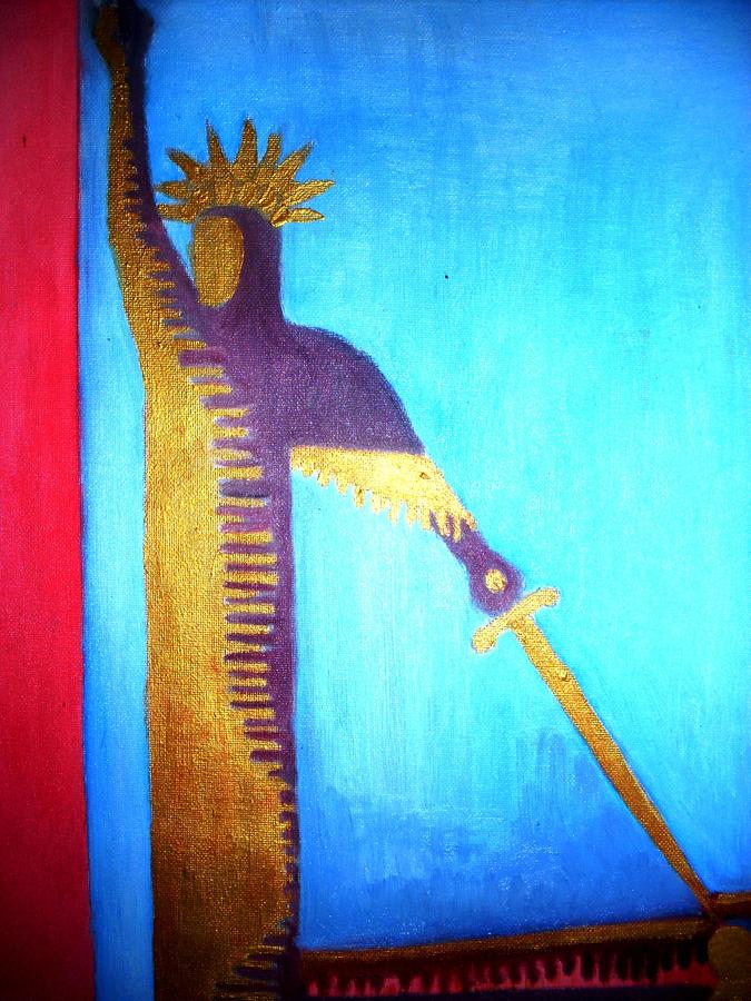 Determinisme Painting by Elena Buftea - Pixels