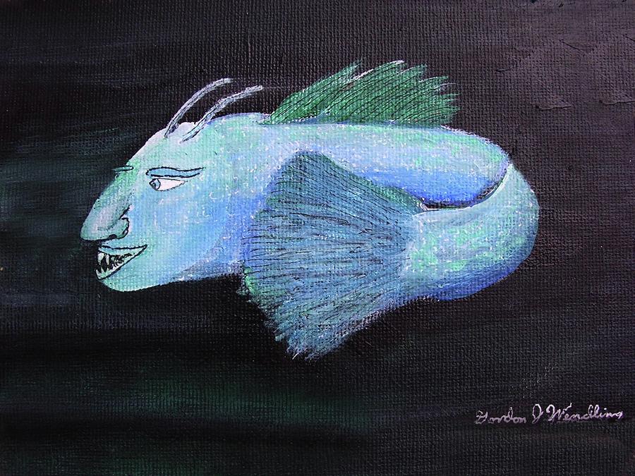 Devil Fish Painting by Gordon Wendling - Fine Art America
