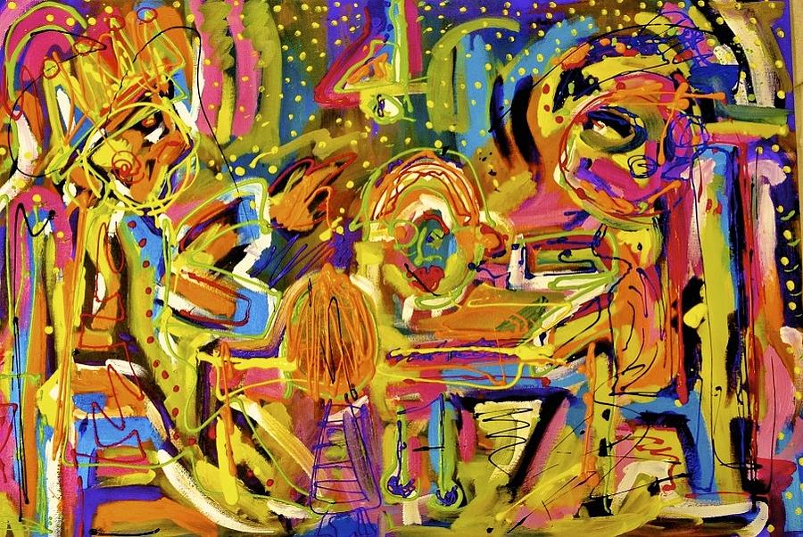 Dinner Table Painting by Isaac Rudansky - Fine Art America