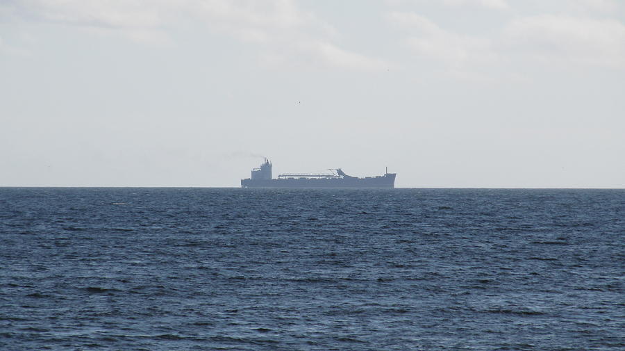 Distant Ship Photograph by Loretta Pokorny - Fine Art America