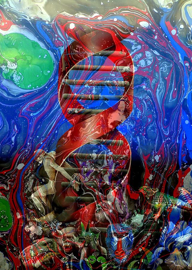 DNA Digital Art by Zbigniew Fitz | Fine Art America