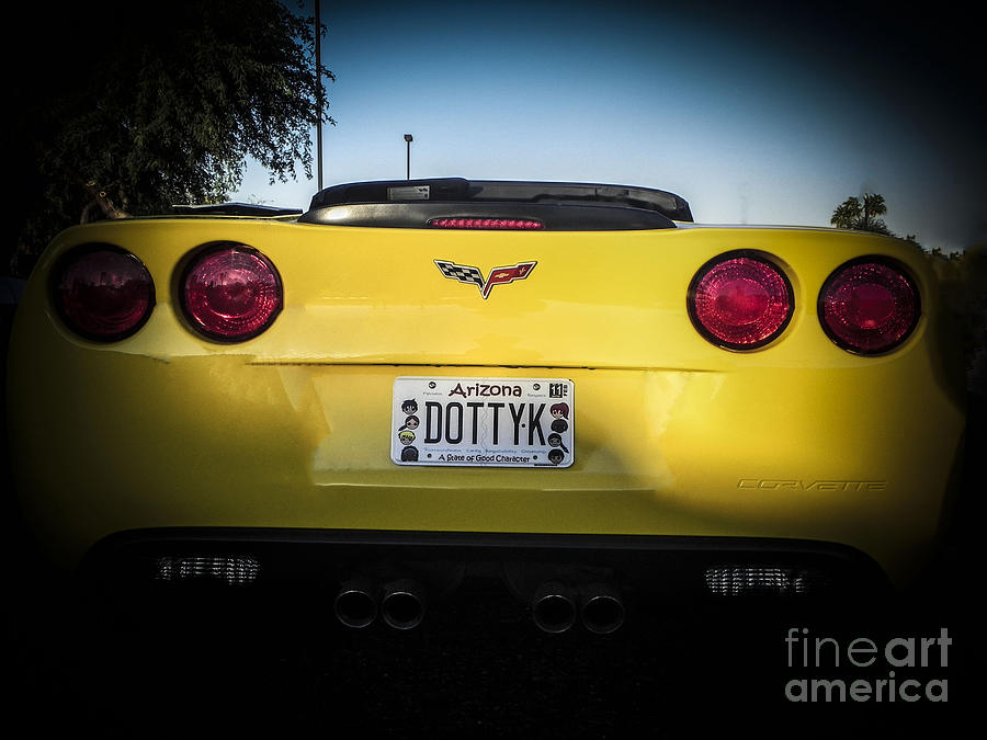 Dotty's Vette Photograph by Chuck Re - Fine Art America